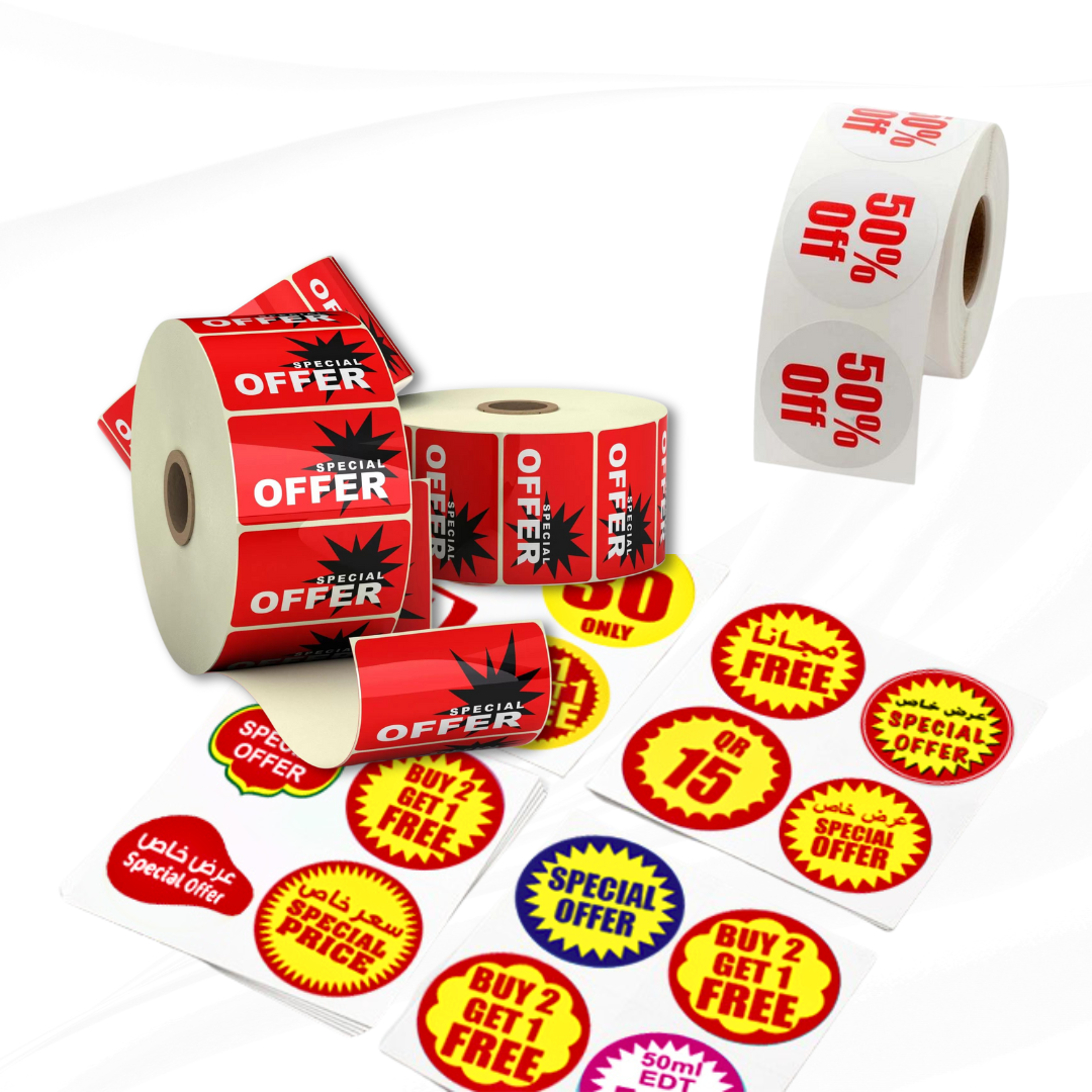 Retail Promotional Labels UAE | Yashtech